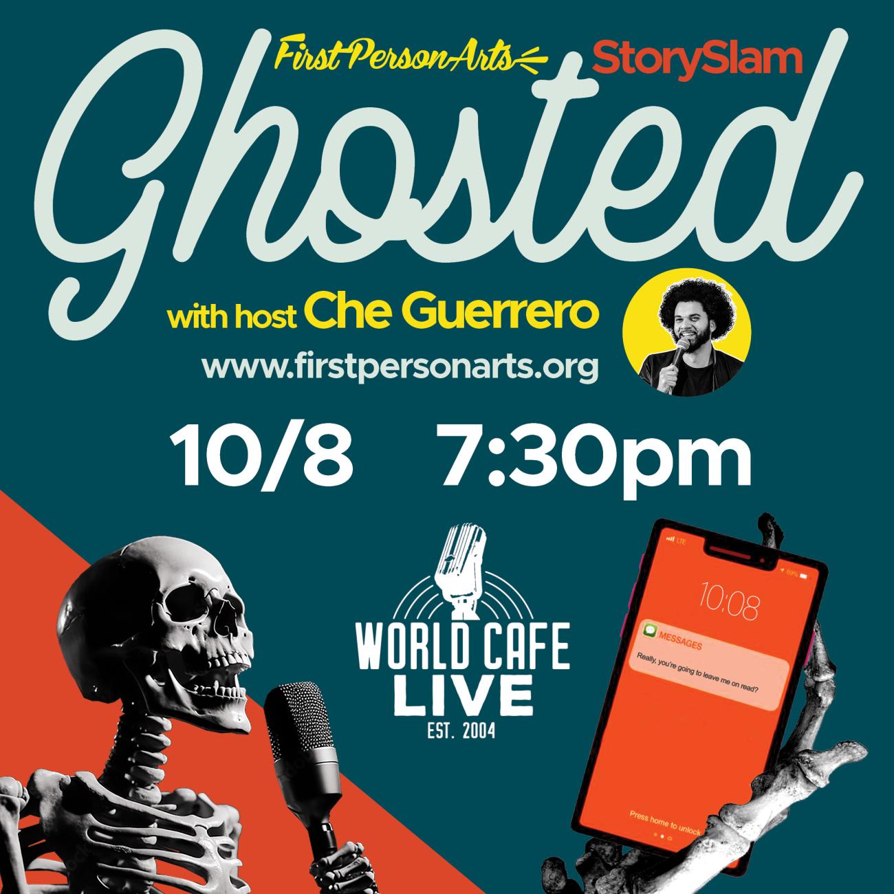 First Person Arts StorySlam: Ghosted | Theatre Philadelphia